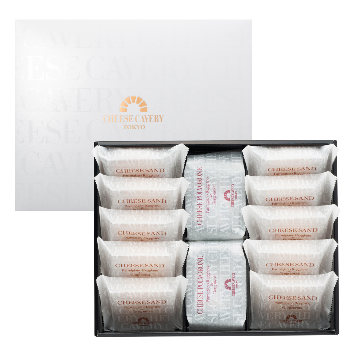 CHEESE CAVERY 2種 ギフトセット S 〔チーズポルボローネ25g×2、チーズサンド35g×10〕: 産直お取り寄せニッポンセレクト Prime｜JAL Mall｜ショッピングで ...