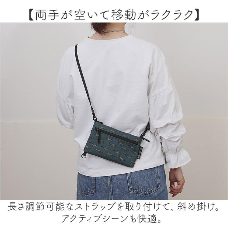 KiU キウ スマホポーチ K434 通販 ポーチ ショルダーバッグ サコッシュ エチケットポーチ ショルダーバック ショルダー 肩掛け 斜めかけ ななめ掛け 透明ポケット コンパクト ...