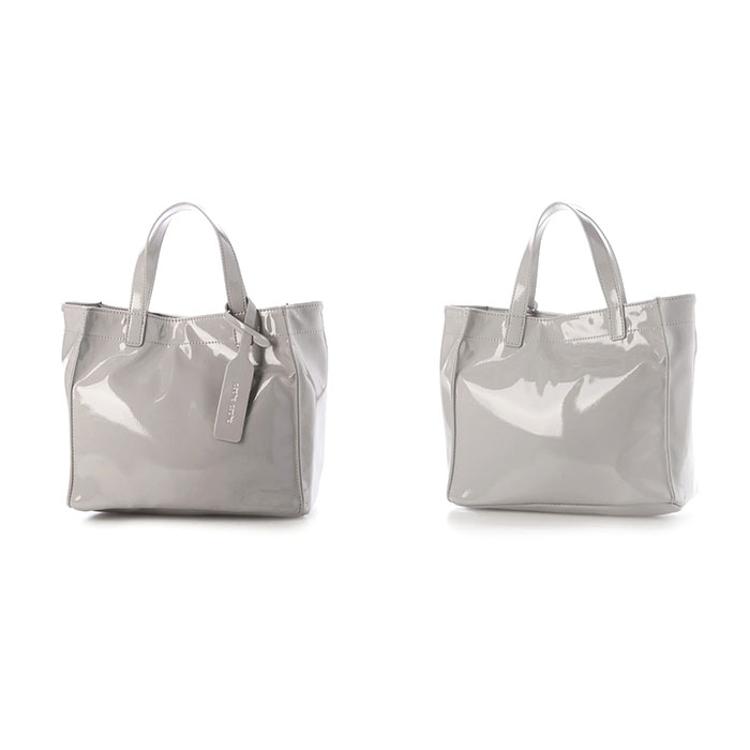 カシュカシュ cachecache バッグ 01-00-76454 通販 トートバッグ ソフトエナメルスクエア手提げトートS 手提げ レディース ミニトート 合皮 トートバック 合成皮革 ...