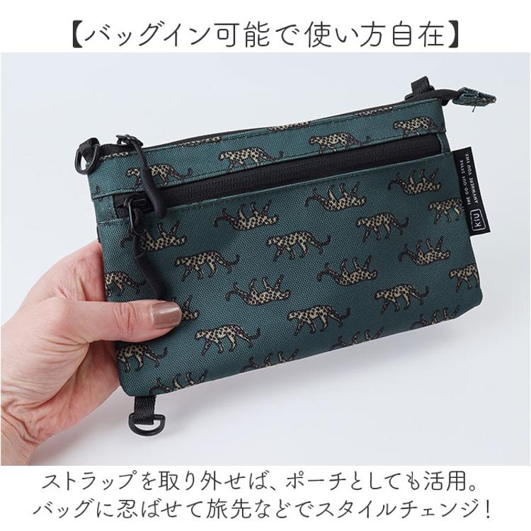 KiU キウ スマホポーチ K434 通販 ポーチ ショルダーバッグ サコッシュ エチケットポーチ ショルダーバック ショルダー 肩掛け 斜めかけ ななめ掛け 透明ポケット コンパクト ...