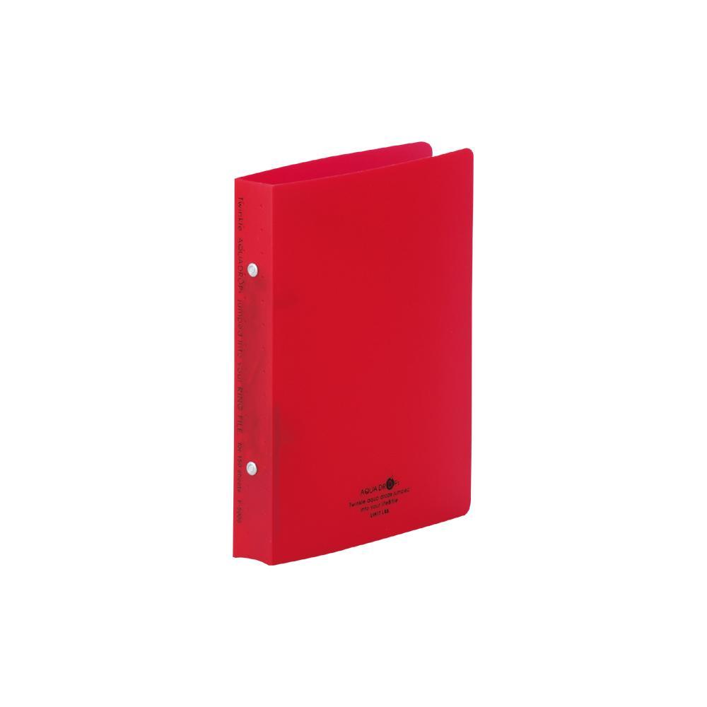 LIHIT LAB. AQUA DROPs リングファイル ツイストリング A5 赤 1冊(赤): サンドラッグ｜JAL Mall｜ショッピングでマイルがたまる・つかえる